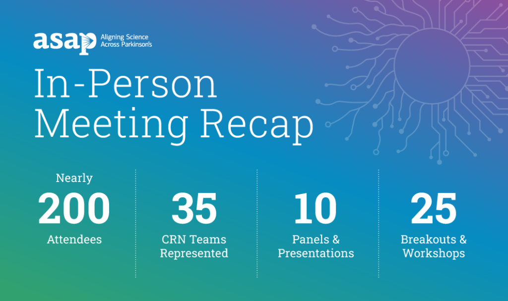 First ASAP In-Person Meeting - Aligning Science Across Parkinson's